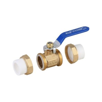 China ISO9001 Brass Ball Valve 1.0-1.6Mpa Water Pressure Control Valve 1/4-4 Inch for sale