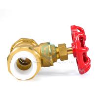 China 20mm 32mm 25mm Brass Gate Valve Double Interface For Water Supply Control for sale