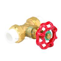 China Brass Gate Valve PN16 Double Union PPR Pipe Connector 1/2 to 4 Inch for Water for sale