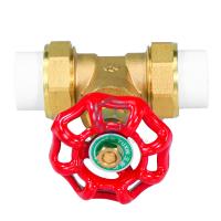 China Brass Gate Valve PN16 Double Union PPR Pipe Connector 1/2 to 4 Inch for Water for sale