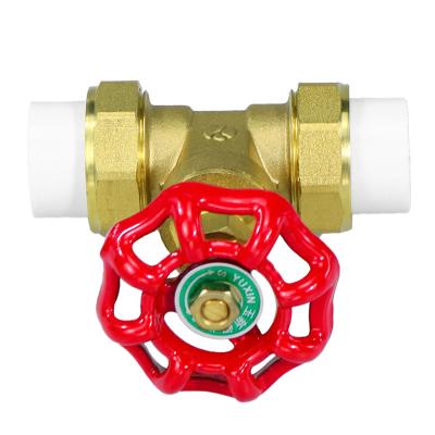 China General Brass PPR Gate Valve 2 Inch 4 Inch Normal Temperature for sale