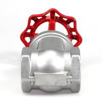 China NPT Thread Metal Gate Valve 1000 Wog With Water Handle for sale