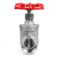 China Female Thread Resilient Seated Cast Iron Gate Valve 3 Inch 4 Inch PN16 for sale