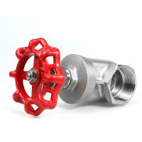 China Female Thread Resilient Seated Cast Iron Gate Valve 3 Inch 4 Inch PN16 for sale