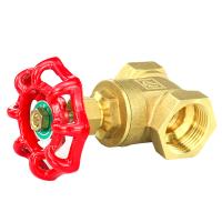 China 1/2 - 4 Inch Female Thread Valve Sluice Brass Knife Gate Valve for sale