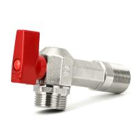 China 3/4IN Dual Pex Angle Stop Valve DN50 PN16 Burkert Angle Seat Valve for sale