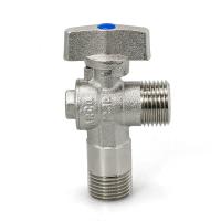 China 2 Way Angle Valve UK Type 90 Degree Brass Ball Valve for sale