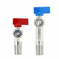 China 3 Inch 4 Inch Water Heater Angle Valve Brass Material Ball Structure for sale