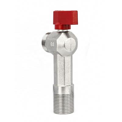 China Brass 1/2 Inch Angle Valve PN16 Toilet Valve with Standard Thread Design for sale