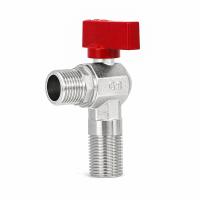 China Brass 2 Way Angle Valve 1/2 Inch Female Male Connection Water Tap General Purpose 1.0-1.6Mpa for sale