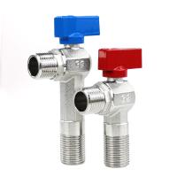 China 1/2 Inch 1 Inch  Chrome Plated Brass Ball Valve Forged for sale