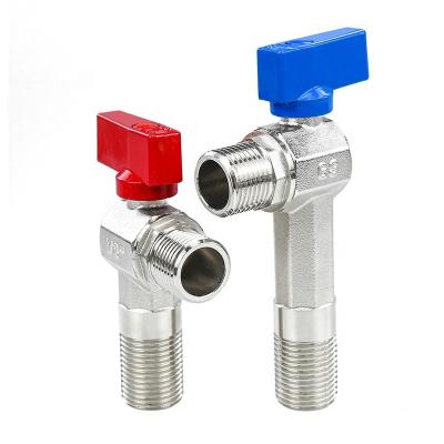 China Customization 2 Way Angle Valve 3/4IN 1/2 Inch 90 Degree For Kitchen for sale