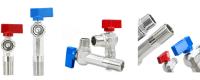 China Customization 2 Way Angle Valve 3/4IN 1/2 Inch 90 Degree For Kitchen for sale