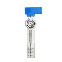 China Brass Angle Valve 1/2 Inch Hot Cold Water Bathroom Fittings Custom Color 5 Year Warranty for sale