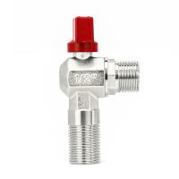 China Brass 90 Degree 2 Way Angle Valve PN16 1/2 Inch Male Shower Water Valve for sale