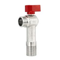 China Brass 2 Way Angle Valve for Toilet Cold Water 1/2 Inch PN16 for sale