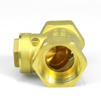 China DN32 DN15 Metal Connector Brass Horizontal Non Return Swing Check Valve for sale
