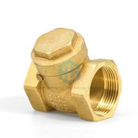 China Brass Horizontal Check Valve Female Threaded For Water Flow Control for sale