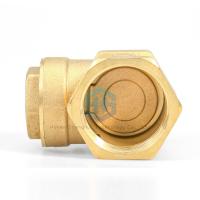 China Brass Horizontal Check Valve Female Threaded For Water Flow Control for sale