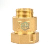 China 2 Inch Brass Spring Check Valve Female Thread PN16 for Water Engineering for sale