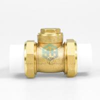China Vertical PPR Double Union Non Return Valve for Water Meter Free Sample for sale