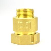 China Brass Vertical Check Valve Anti Air Rotation Female Male Thread 1/2 to 4 Inch PN16 for sale