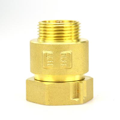 China Brass Vertical Check Valve Anti Air Rotation Female Male Thread 1/2 to 4 Inch PN16 for sale