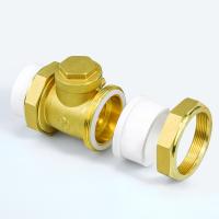 China 1/2in Female Thread Brass Horizontal Check Valve DN15 One Way Non Return Check Valve for sale