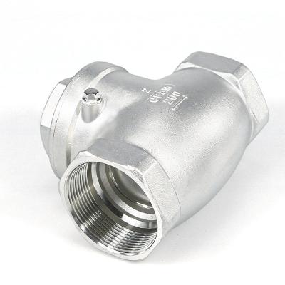 China Stainless Steel Check Valve 1/2-4 Inch 1.0-1.6MPa CE Approved Industrial for sale