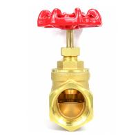 China Brass Stop Valve DN15 DN80 BSP NPT PN16 Manual Five Star Hand Wheel for sale