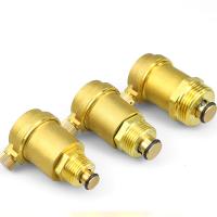 China Forged Brass Air Release Valve 1 inch 2 inch Automatic Air Vent for Water Systems for sale