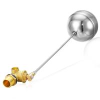 China Brass Water Control Float Valve 1/2 to 4 Inch Mini Industrial Ball Float Valve for sale
