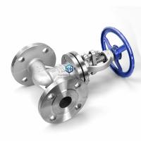 China CF8 PN16 304 Stainless Steel Flanged Globe Valve 1/2 to 4 Inch Heavy Duty Water Stop Valve for sale