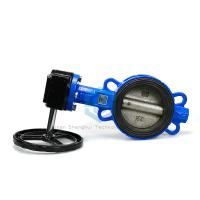 China Manual Electric Motorized Ductile Iron Wafer Butterfly Valve 2 Inch to 8 Inch for sale