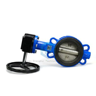 China Manual Electric Motorized Ductile Iron Wafer Butterfly Valve 2 Inch to 8 Inch for sale