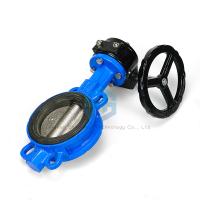 China Manual Electric Motorized Ductile Iron Wafer Butterfly Valve 2 Inch to 8 Inch for sale