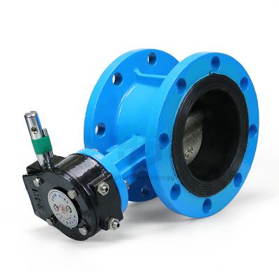 China ODM PN16 Electric Motorized Ductile Iron Butterfly Valve Flange Connection 2-12 Inch for sale