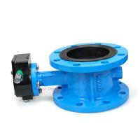 China ODM PN16 Electric Motorized Ductile Iron Butterfly Valve Flange Connection 2-12 Inch for sale