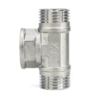 China Stainless Steel Threaded Pipe Fittings Three Way 1/2 to 4 Inch NPT Male Thread for sale