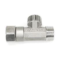 China SS304 Multi Type Pipe Line Accessories Male Female Reducing Tee Pipe Fitting for sale