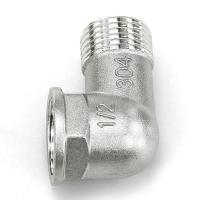 China Stainless Steel 304 Threaded T Pipe Fitting Male Female T Shaped Nipple DN15-DN65 for sale