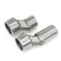 China Stainless Steel 304 Threaded T Pipe Fitting Male Female T Shaped Nipple DN15-DN65 for sale