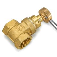 China 3/4in Lockable Brass Ball Valve with Lock Key PN16 120 Degree for sale