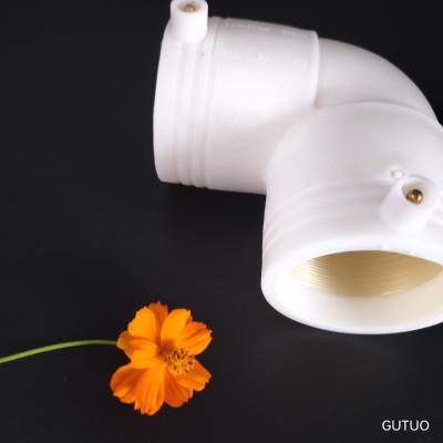 China PE100 HDPE Electrofusion 90 Degree Elbow 63mm SDR11 Corrosion Resistant Fitting for sale