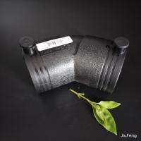 China PE100 Electrofusion HDPE Pipe Elbow 45 Degree 90 Degree Fittings SDR11 63mm for sale