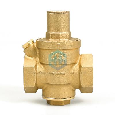 China Industrial Brass Pressure Reducing Valve 0-90℃ Temperature Range for sale