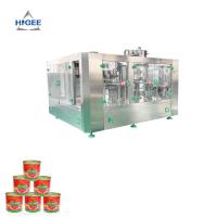 China Sauce bottles plastic jam paste filling and capping machine with labeling machine japanese white sauce for sale