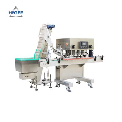 China Plastic jar capping machine for shampoo dishwasher liquid soap laundry detergent capping machine for sale