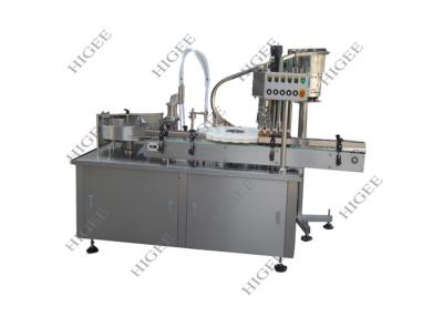 China 5KW Automatic Liquid Bottle Filling Machine Line For HCL / HSO / Toilet Cleaning Liquid for sale