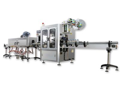 China Mineral Water PET Shrink Sleeve Labeling Machine Round Bottle Applied CE Certificated for sale